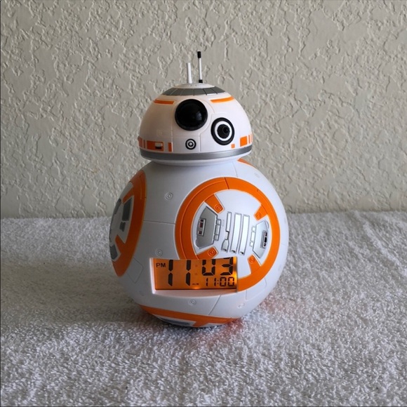 Star Wars | Accessories | Star Wars Bb8 Light Up Alarm Clock | Poshmark
